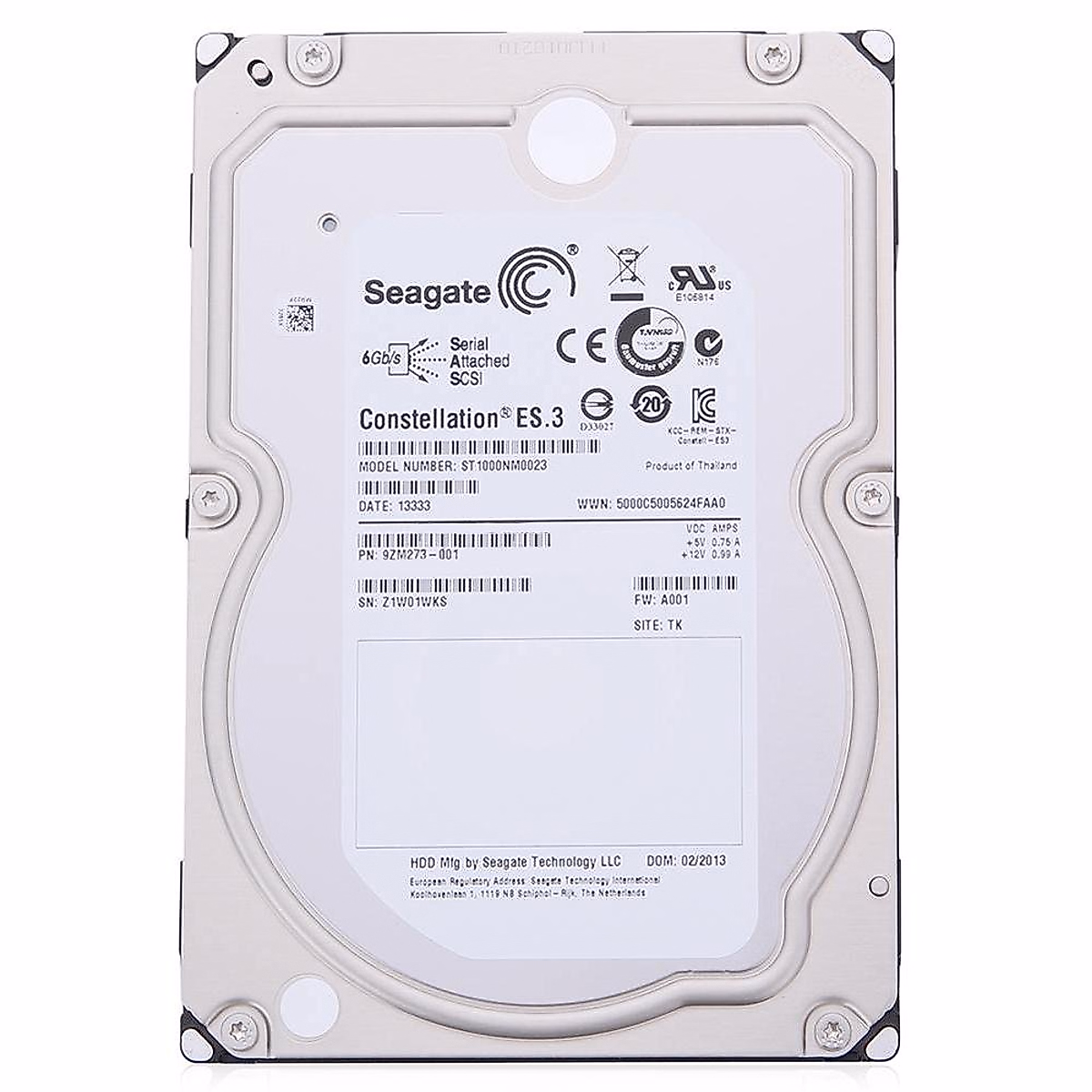 Seagate Constellation ES.3 ST1000NM0023 1 TB 3.5" Internal Hard Drive