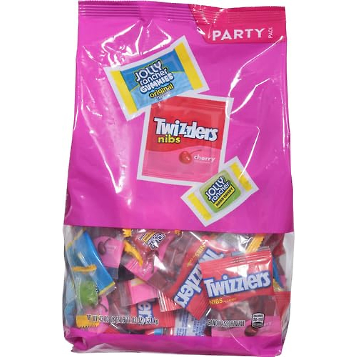 JOLLY RANCHER and TWIZZLERS Fruit Flavored Candy Party Pack, 43.03 oz