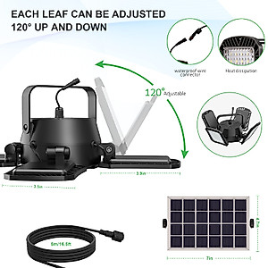 Latband Solar Pendant Lights Outdoor Indoor with Remote Control, Solar Powered Shed Light 120° Adjustable 1000LM IP65 Waterproof Solar Motion Sensor Lights 4 Lighting Modes for Home Yard Barn Gazebo
