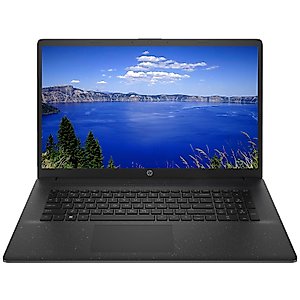 HP 17.3" Flagship HD+ Business Laptop, AMD Athlon Gold 7220U (Up to 3.7GHz), 8GB DDR4 RAM, 512GB PCIe SSD, Full-Size Keyboard, Wi-Fi, Webcam, Fast Charge, Windows 11, Black w/GM Accessory