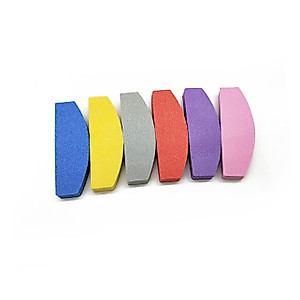 Beavorty Nail Tools 20PCS False Nail File Manicure Nail Board Toenail File Nail Sanding Block Polisher Buffing File Board for feet Mini Nail kit Nail Files Tool False Nails Natural Purple