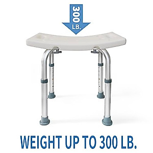 DEZOON Shower Chair for Elderly-with Shower Handle-Shower Seat for Inside Shower Tool-Free Shower Stool Small with 6 Adjustable Heights Bathtub Chairs for Disabled,Seniors