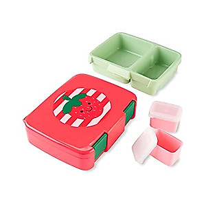 Skip Hop Kids Bento Lunch Box, Ages 3+, Strawberry