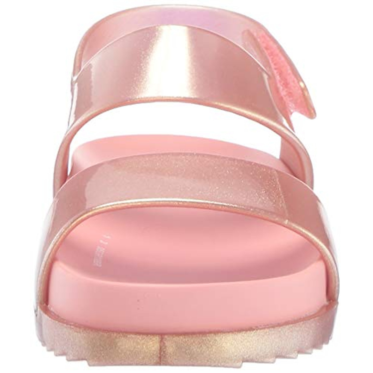 Mini Melissa Baby-Girl's Mini Cosmic Sandal Slipper, Rose Gold, 5 Medium US Toddler