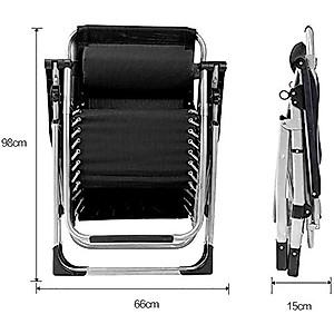 XZGDEN Lightweight Folding Deck Chair Zero Gravity Locking Patio Outdoor Lounger Chair Padded Adjustable Recliner for Outdoor Beach Patio Pool Office Multicolor Optional Sun Lounger Garden Chairs