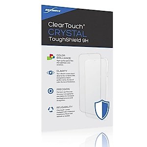 BoxWave Screen Protector Compatible with Ecobee SmartThermostat - ClearTouch Crystal ToughShield 9H (2-Pack), Clear 9H Tough Flexible Film Screen Protector