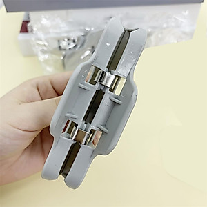 EYAKEG 4 Pack Chip Bag Clip Heavy Duty 4 inch 10CM Food Clips Sealer for Kitchen Storage Snack Bread Sealing Chips Bags Clamp Air Tight Fresh-Keeping Plastic Seal Grip, Grey