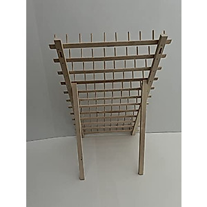 2 - 120 Spool Cone Wood Thread Racks (Holds 240 Spools) Hardwood, Freestanding or Wall Mount | Fits Mini-King Size Cones & Most Spools | for Sewing, Embroidery, Quilting, & Specialty Thread Storage