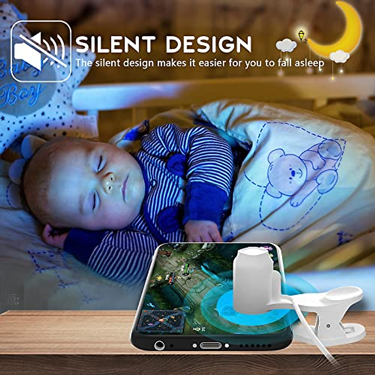 Auto Clicker for Phone Automatic Phone Screen Tapper, Simulated Finger Clicking USB Simulator for Gaming, Shopping, Giving a Like in Tiktok, Lightning Deal, Live Broadcasts, Reward Tasks (White-X)