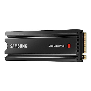 Samsung 980 PRO SSD with Heatsink 1TB PCIe Gen 4 NVMe M.2 Internal Solid State Hard Drive, Heat Control, Max Speed, PS5 Compatible, MZ-V8P1T0CW