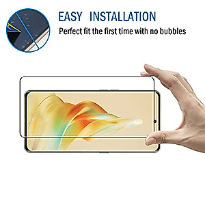 Natbok 2 Pack for OPPO Reno 8T 5G Screen Protector,9H Tempered Glass Film,HD Clear Scratch Resistant,Case Friendly Bubble-Free Easy Installation for OPPO Reno 8T 5G Glass Screen Protector