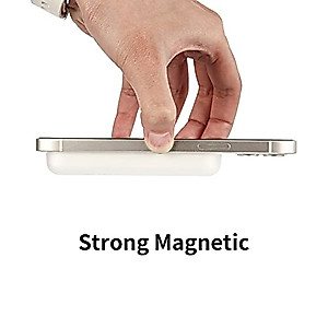 Oakxco Silicone Case Compatible with Magsafe Battery Pack, Magsafe Battery Pack Cover, Scratch & Shatter Resistant, Matte Clear