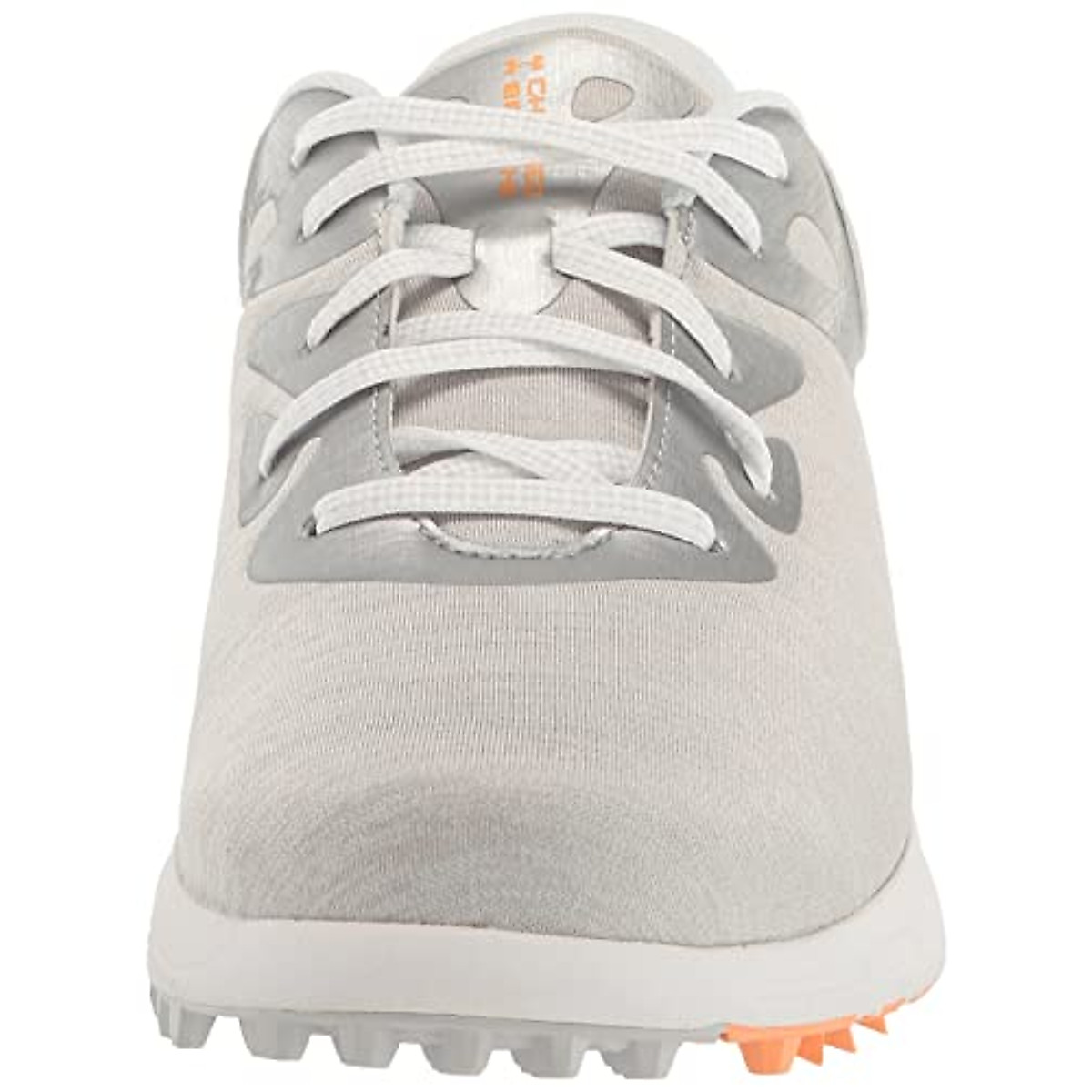 Under Armour Women's Charged Breathe 2 Knit Spikeless Cleat, (100) Halo Gray/Halo Gray/White, 10, US