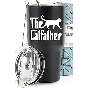 Cat Dad Tumbler 30oz, Cat Lovers Gifts For Men, Cat Dad Gifts For Men, Best Cat Dad Mugs For Men, Cat Dad Gifts Funny Cat Gifts For Men Cat Lovers, Gifts For Cat Lovers Men, Cat Themed Gifts For Men