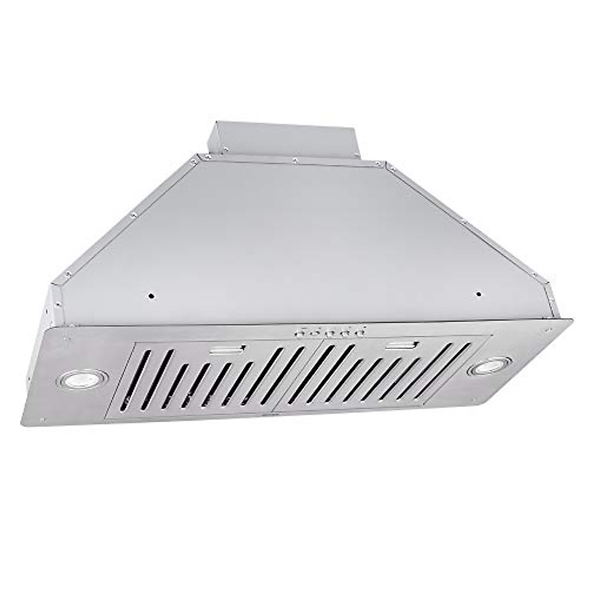 KOBE INX2730SQB-700-2 Brillia 30-inch Built-in/ Insert Range Hood, 3-Speed, 550 CFM, LED Lights, Baffle Filters, Stainless Steel