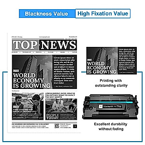 TRUE IMAGE Compatible Toner Cartridge Replacement for Canon 057H 057 CRG-057H Work with ImageCLASS MF445dw LBP226dw MF448dw LBP227dw LBP228dw MF449dw MF445 Laser Printer Ink (Black, 2-Pack)