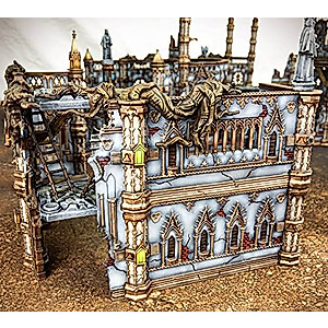 Rampart Modular Terrain Eternal Cathedral Core Set - Unpainted Fully Customizable Scaled Tabletop Terrain by Archan Studio - for Kids and Adults Ages 14+