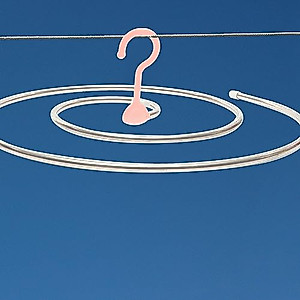 Cabilock Spiral Hanger Blanket Hanger Spiral Sheet Hanger Stainless Steel Quilt Hanger Clothes Drying Rack Space Saving Hangers for Bed Sheet Coverlet