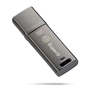 AXE MEMORY Superb 256GB USB 3.1 SuperSpeed Flash Drive, Metal Casing, Optimal Read Speeds Up to 400 MB/s. Write Speeds Up to 200 MB/s