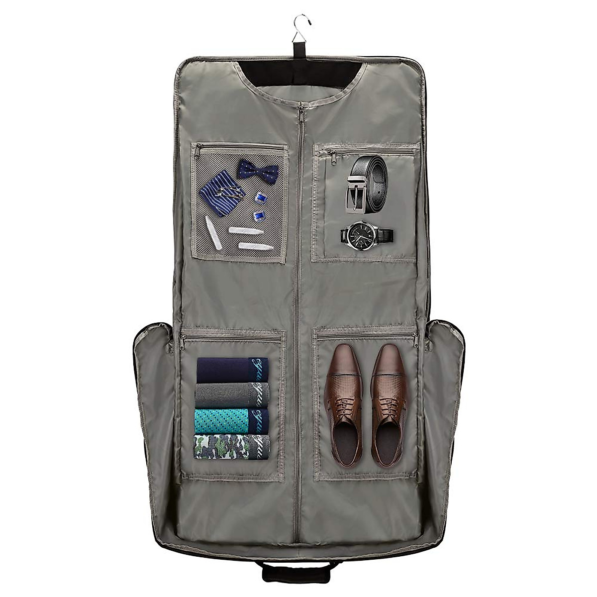 Modoker Suit Luggage Garment Bag with Shoulder Strap, Suit Carry on Bag Hanging Suitcase Garment Bags for Men Women Business Travel