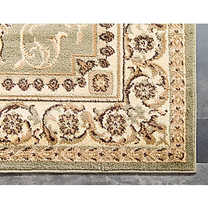 Unique Loom Versailles Collection Traditional Classic Medallion Floral Motif Area Rug (2' 2 x 3' 0 Rectangular, Green/ Ivory)