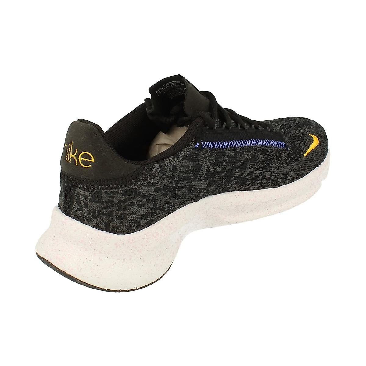 Nike Womens Superrep Go 3 NN FK Trainers DQ0305 Sneakers Shoes (UK 6 US 8.5 EU 40, Black Yellow Ochre 001)