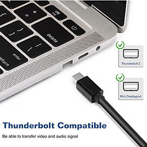 Mini DisplayPort to HDMI Adapter for iMac Mid 2011(27-inch, 21.5 inches) Mini DP to HDMI Adapter Compatible with MacBook Air/Pro, Microsoft Surface Pro/Dock, Projector and More 1-Pack