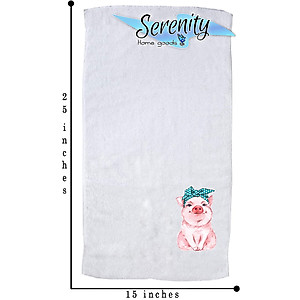 Decorative Kitchen and Bath Hand Towels | Rustic Tea Rag | Spring Summer Fall Winter Decor | White Towel Home Holiday Decorations | XMAS Wedding Gift