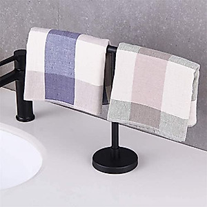 MFCHY Movable Free-Standing Hand Towel Holder Standing Tree Rack Bath Towel Stand Bathroom Vanities Countertop