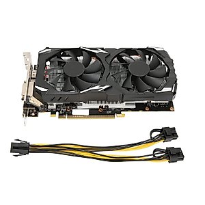 Estink RX 580 Graphics Card, 8GB GDDR5 256bit Support 8K 16 PCI Express 3.0 Gaming Graphics Card Cooling Fans PC Video Cards for PC Gaming Desktop Computers, 1080p Resolution