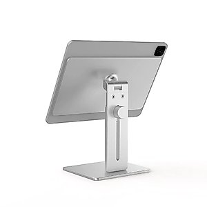 POUT E11 MAX iPad Pro Stand - Adjustable Tablet Holder Magnetic Cradle Mount Dock for Apple iPad Pro (MAX 12.9" iPad)