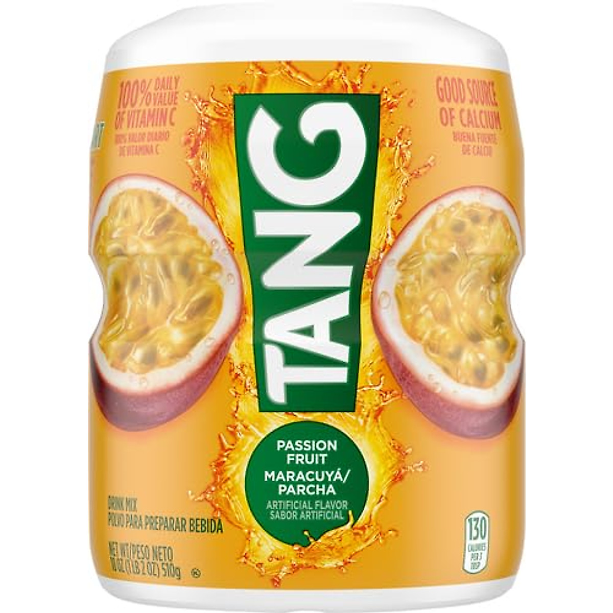 Tang Vitamins Passion Fruit Sweetened Powdered Drink Mix 1 Count 18 oz Canister