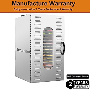 Commercial Food Dehydrator with 20 Trays - Dehydrators for Food and Jerky with Digital Timer and Temperature Control - High Efficiency Food Dehydrator Machine for Jerky/Meat/Fruit/Herb/Vegetable