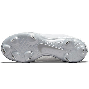 Nike Hyperdiamond 4 Pro Women's Softball Cleat SZ 8 White/Grey
