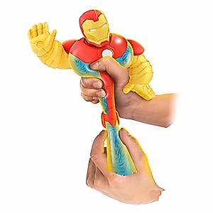 Heroes of Goo Jit Zu Marvel 6 Pack | 6 Amazon Exclusive Marvel Heroes | 4.5" Tall Action Figures | Spider-Man, Hulk, Captain America-Sam Wilson, Black Panther, Black Widow, and Iron Man