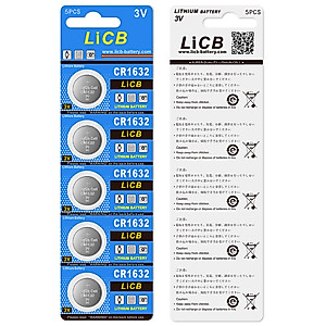 LiCB 10 Pack CR1632 3V Lithium Battery CR 1632