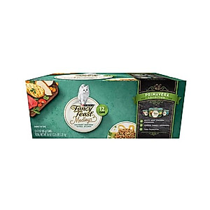 Fancy Feast Elegant Medley Primavera Collection Cat Food (Case of 2),Turkey, Tuna & Chicken, 36 ounces