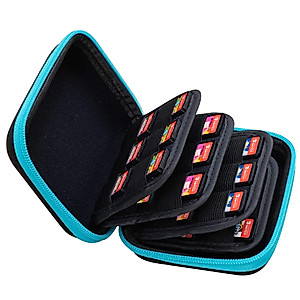 ButterFox 120 Switch Game Case for Nintendo Switch, Switch Game Card Storage Holder or SD Memory Card Case (120 Black)