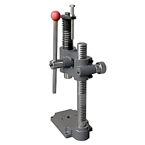 KAKA INDUSTRIAL AP-2S Arbor Press, 2 ton Hand Punching Machine, Adjust Press Height Jewelry Tools for DIY Leather Craft Punching Holes