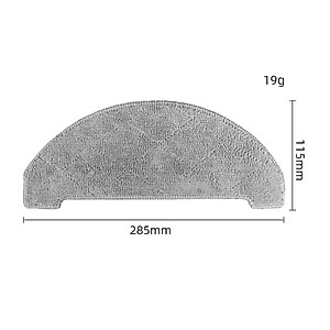 PonpEd 4/10pcs。 Cleaning Mop Cloths 。Compatible for Neabot NoMo N2。Vacuum Cleaner Replacement Accessories(10 PACK)