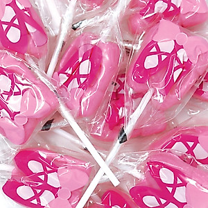 12 Pk Ballerina Lollipops - Ballet Shoes Candy Suckers - Individually Wrapped Dance Party Favors - Ballerina Party Favors - Ballerina Birthday Party - Dance Ballerina Gifts - Ballet Party Supplies