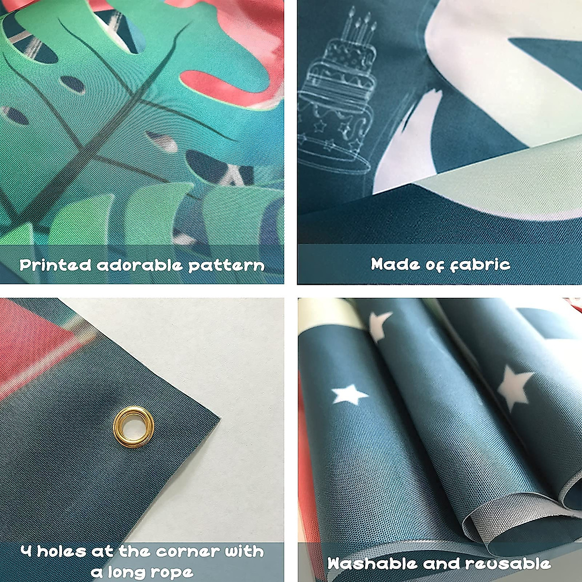 Vlipoeasn Sweet 16 Birthday Decorations for Girls 16th Birthday Banner, Teal Happy Sweet 16 Birthday Decorations, Happy 16th Birthday Yard Sign Sixteen Birthday Decor Photo Prop (9.8x1.6ft) (Teal)