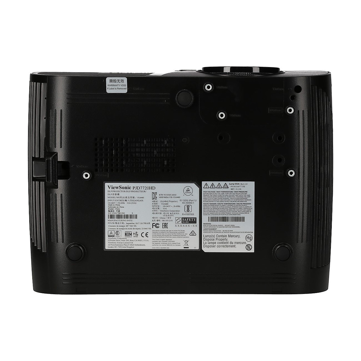 ViewSonic PJD7720HD 3200 Lumens 1080p HDMI Home Theater Projector