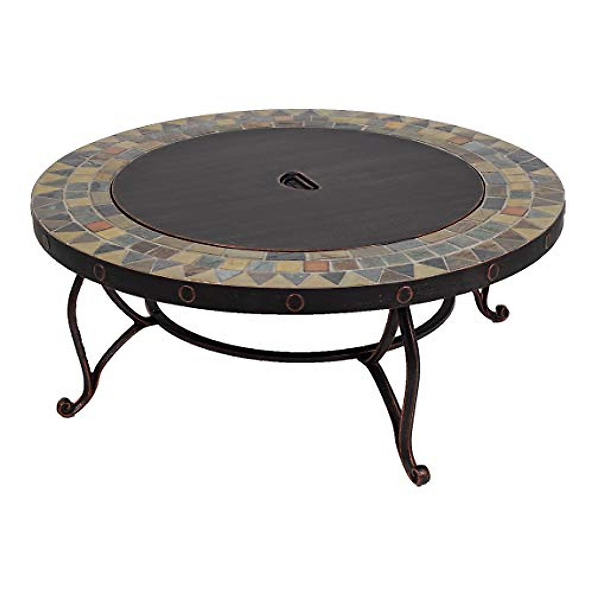 Pleasant Hearth OFW707RI fire Pit, Rubbed Bronze