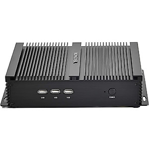 KINGDEL Fanless Industrial Mini PC with 11th Gen Core i7-1165G7 Processor 12MB Cache Up to 4.7GHz, 16GB DDR4 RAM, 1TB NVMe SSD, HD, 2xCOM, Full Metal Case, W-11 Pro