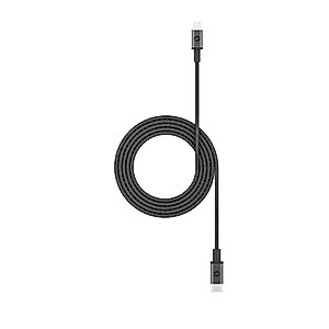 mophie Fast Charge USB-C Cable with Lightning Connector - 1.8M Cable - Black