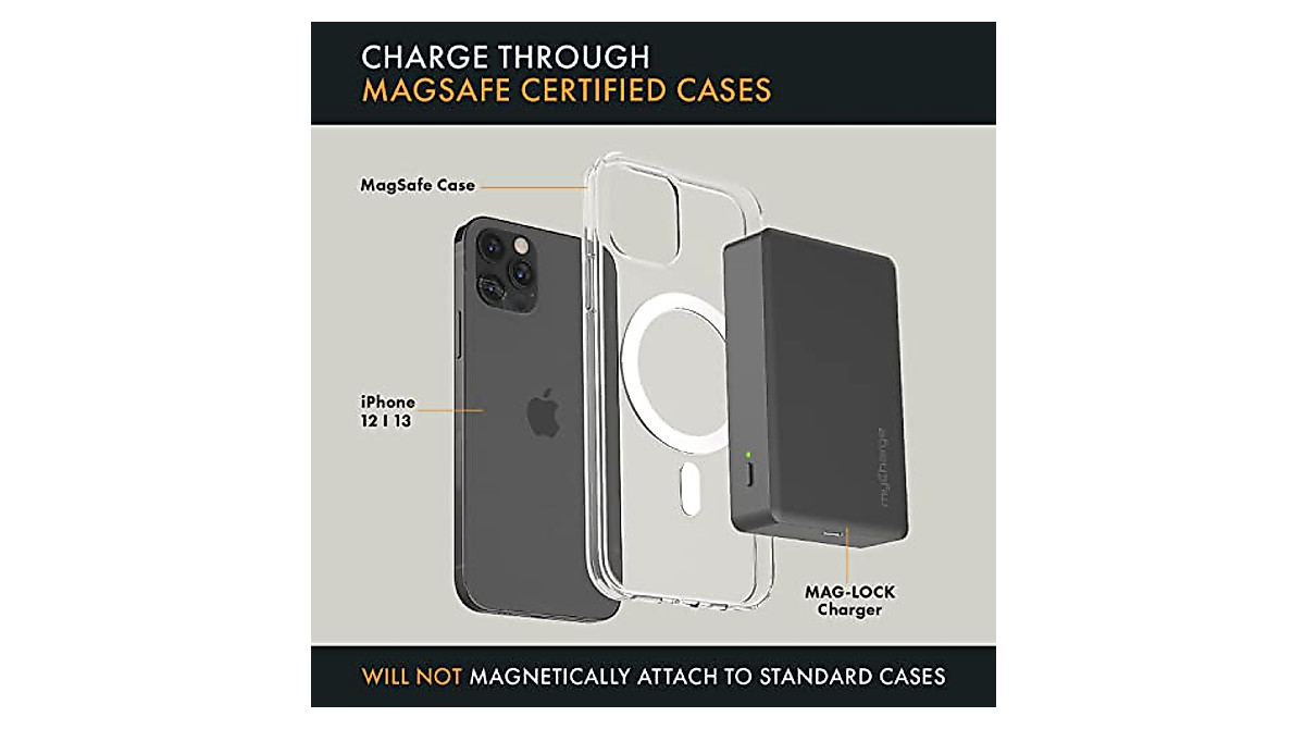 myCharge Portable Charger iPhone 14, 13, 12 & Mag Safe Cases - MagLock ...