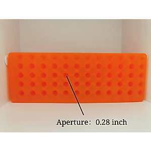 TQshop Tube Rack,Double Panel Microcentrifuge PCR Centrifuge Tube Holder, 60-Well,Pack of 2