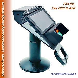 HILIPRO Swivel Point of Sale Stand for Pax A30 Credit Card Terminal - Complete POS and Contactless Payment kit