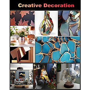 Copper Tape 1Inch x 50 Feet Double Conductive Metal Foil Adhesive Tape for EMI/RFI Shielding, DIY Crafts, Grounding, Stained Glass, Garden, Solder Paper Circuit, Guitar Interference Shield, Duct Wrap